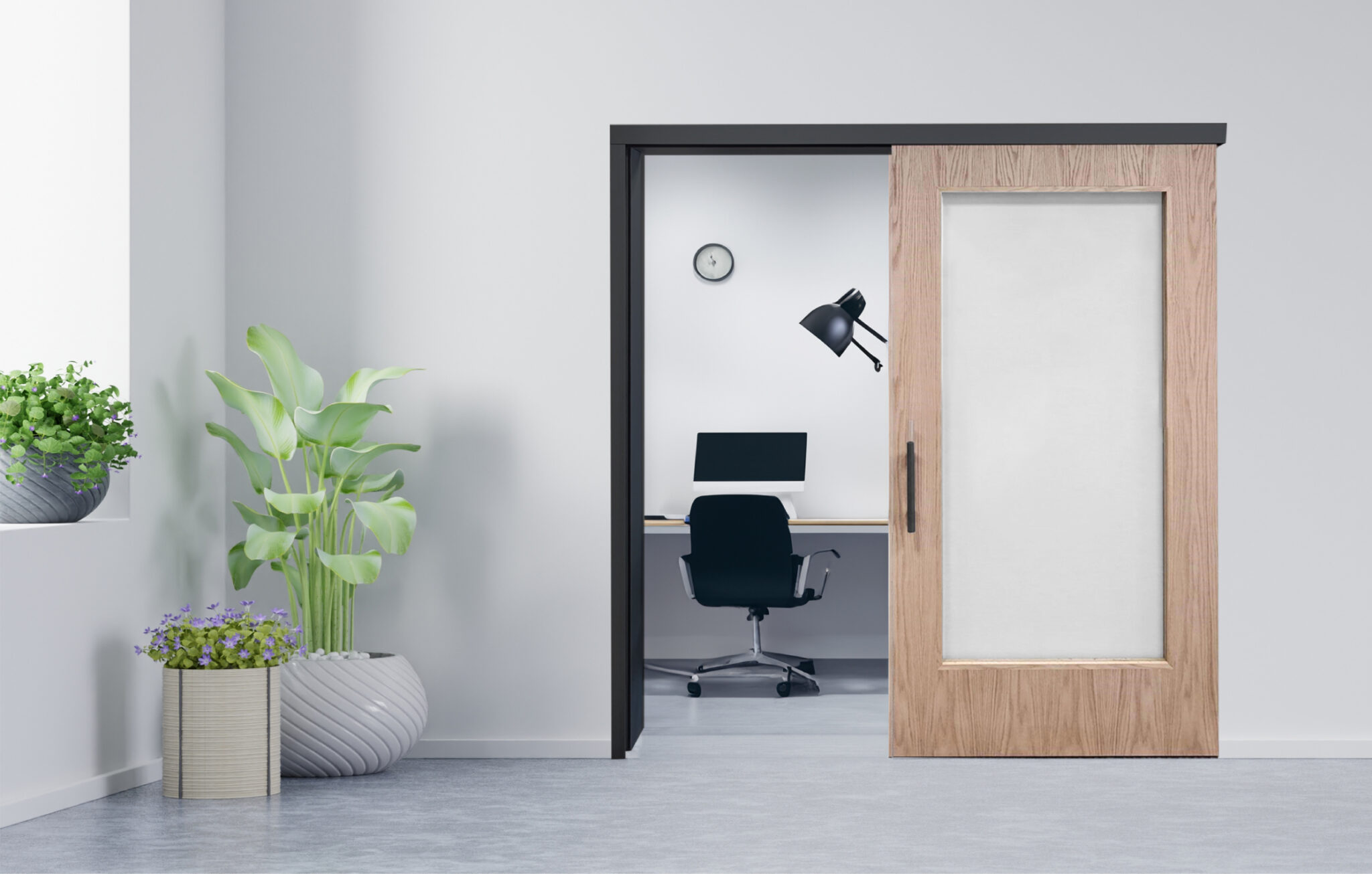 New Black Frames for Commercial Sliding Doors - Serenity Sliding Door ...